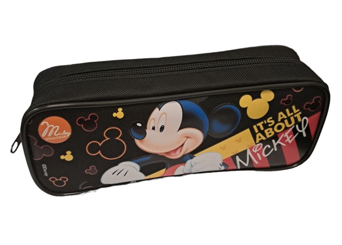 Disney Pencil Pouch 1 Zipper Mickey Mouse M3