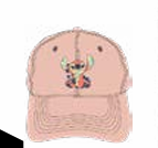 Disney Floral Stitch Adult Cap