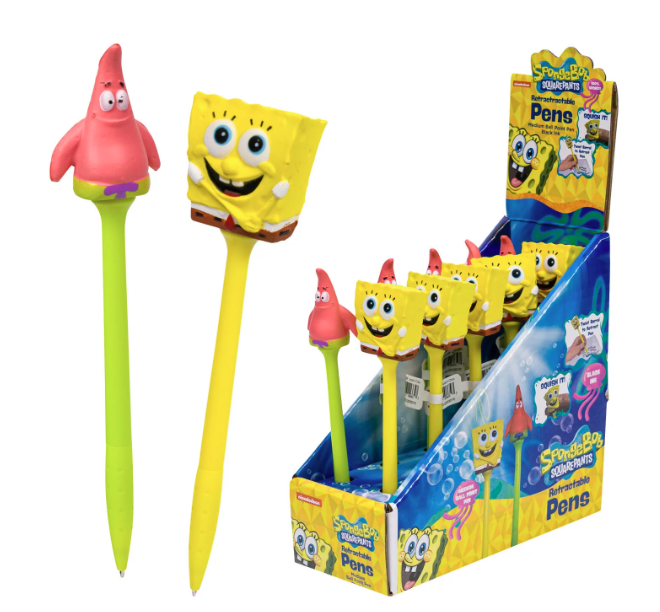 SpongeBob SquarePants Pens Set 6'' 2 Assrt
