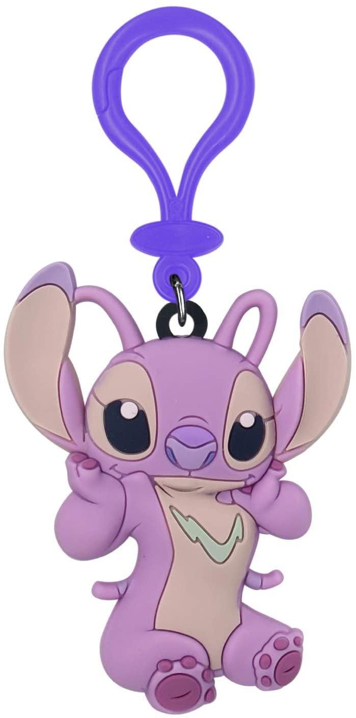 Stitch Angel Soft Touch PVC Bag Clip